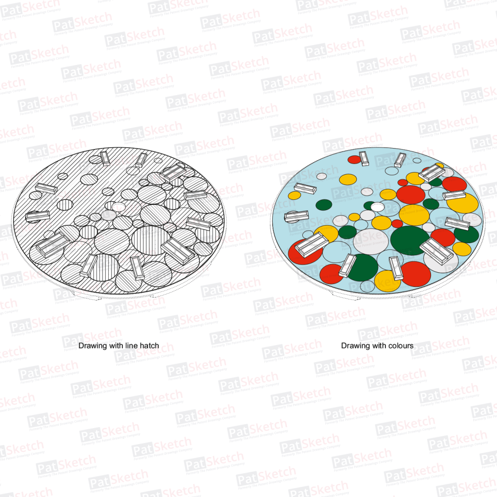 EPO Compliant Colour Patent Drawings Services | £25 Per Figure