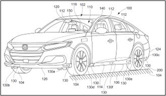 Automotive Innovations Patent Drawings Example 1 - PatSketch