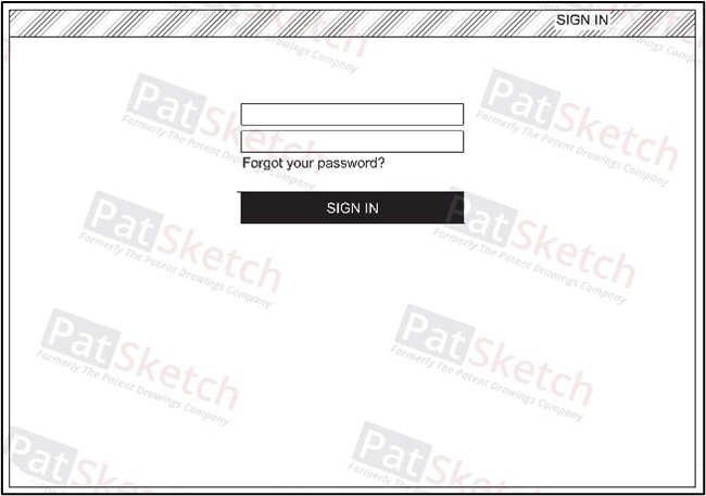 Interactive User Interfaces Patent Drawings Example 2 - PatSketch