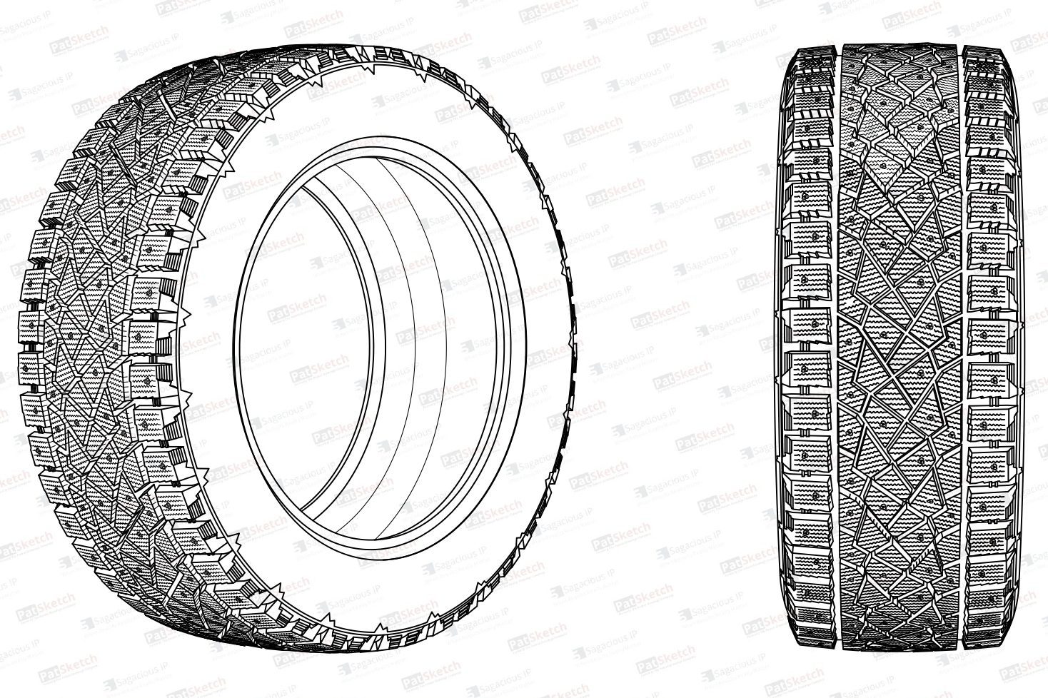 High-Quality Patent Drawing Samples for Free | PatSketch